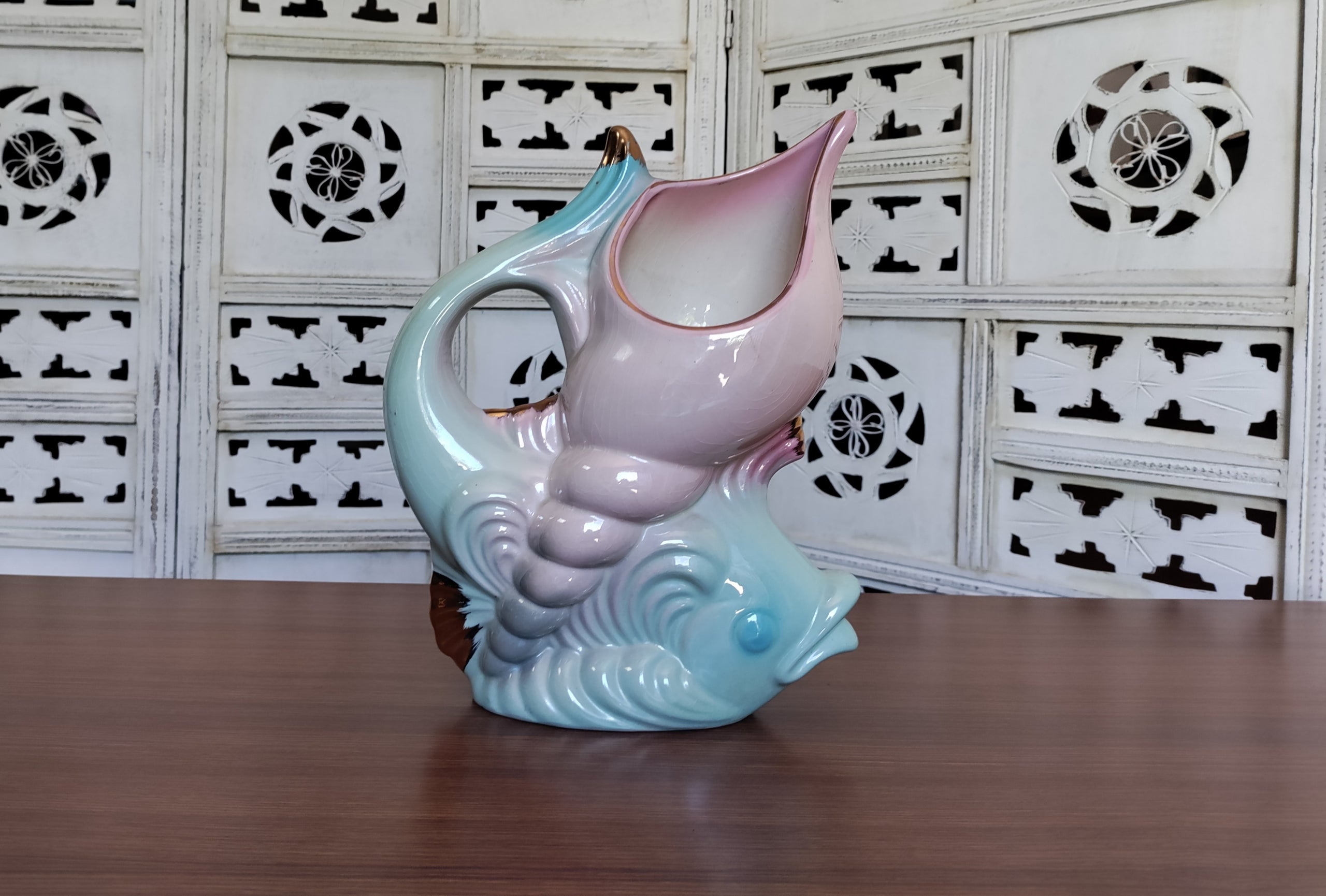 Mid Century Kalmar Fish Vase | Mr Yesteryear